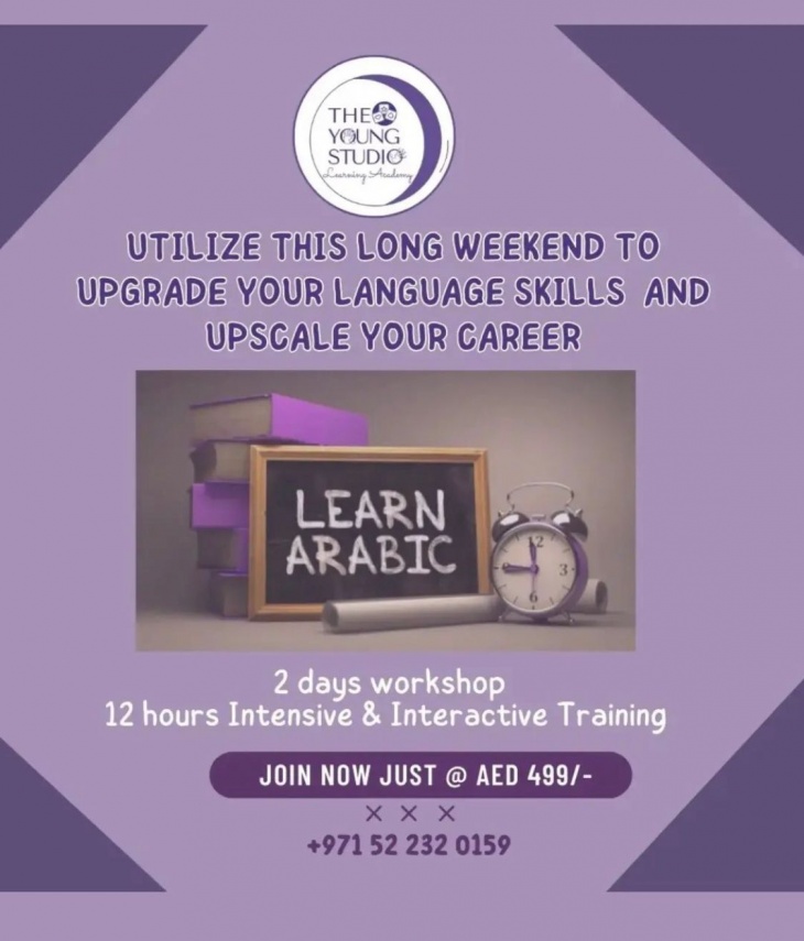 Arabic Crash Course @ The Young Studio | Tickikids Dubai